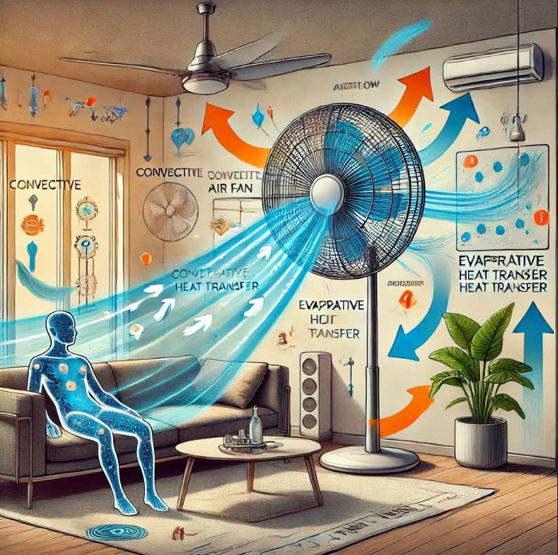 The Science of Airflow: How Electric Fans Work to Keep You Comfortable – Povud